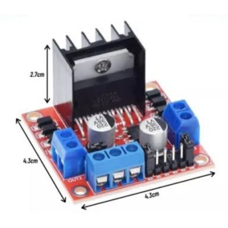 Jual L298N L298 DUAL H BRIDGE STEPPER MOTOR DRIVER MODULE | Shopee ...