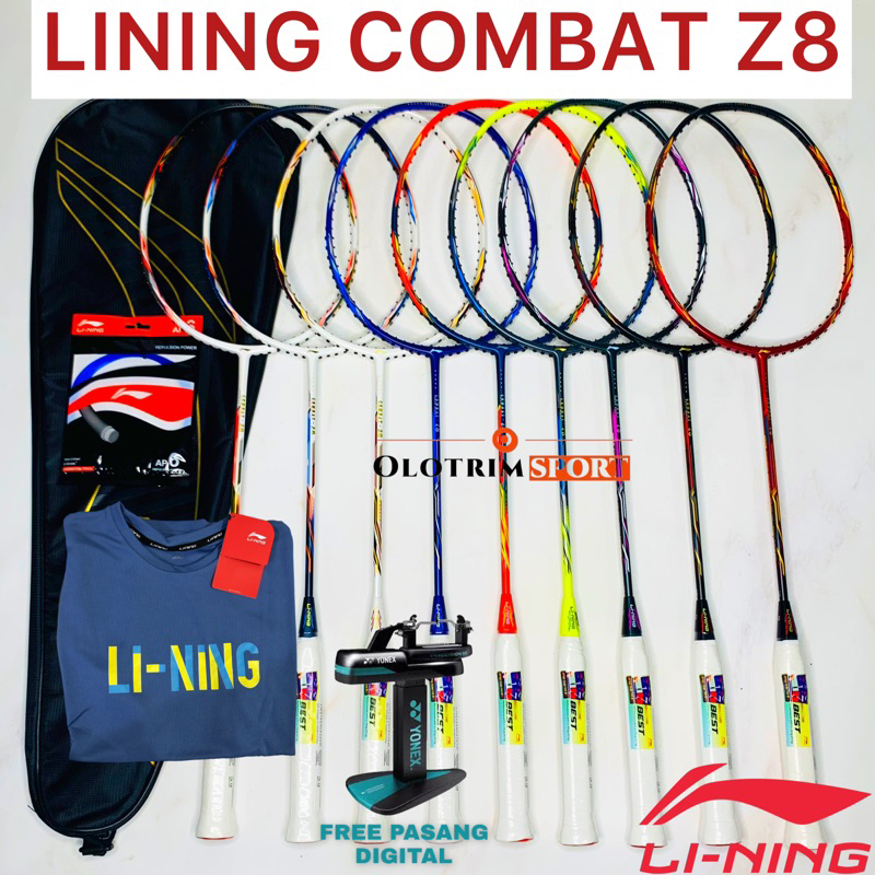 Jual Raket Badminton LINING COMBAT Z8 Original | Shopee Indonesia