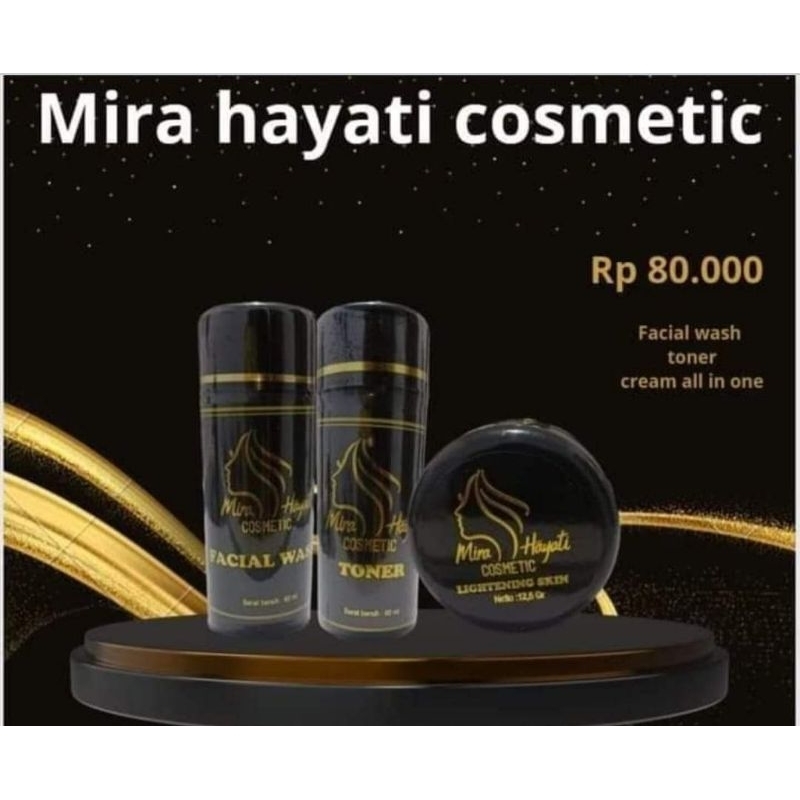 Jual paket Mira hayati cosmetic MH miracle original | Shopee Indonesia