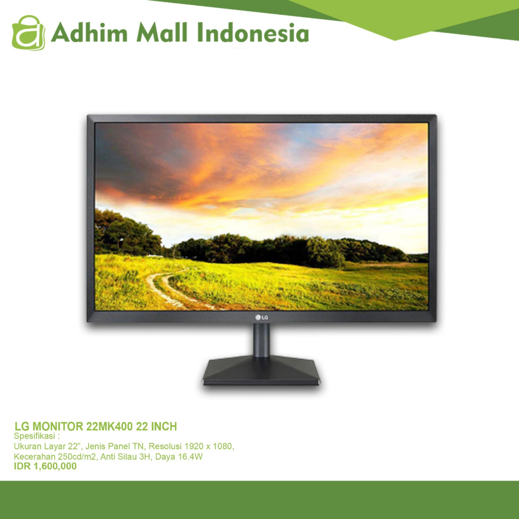Jual LG Monitor 22MK400 22 Inch Garansi Resmi | Shopee Indonesia