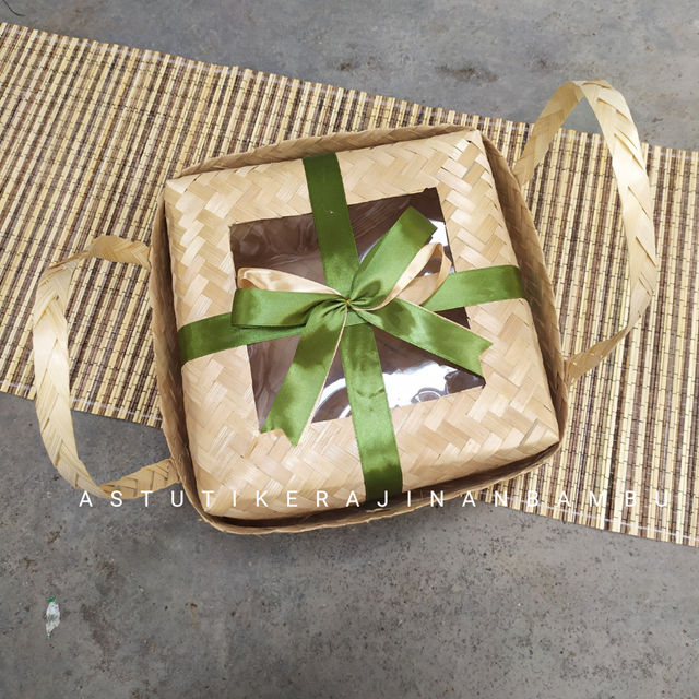 Jual BESEK JINJING NATURAL MIKA PITA ANEKA UKURAN besek bambu besek ...