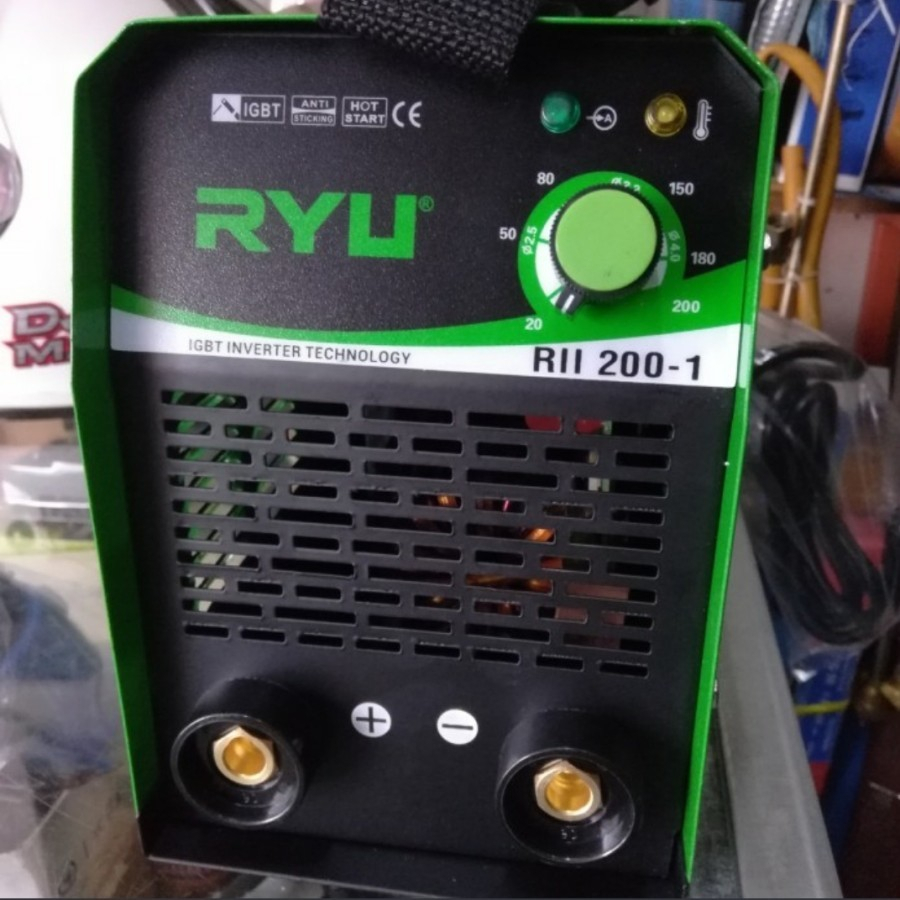 Jual RYU Tekiro Mesin Las Inverter IGBT RII 200-1/ RII200-1 Heavy Duty | Shopee Indonesia