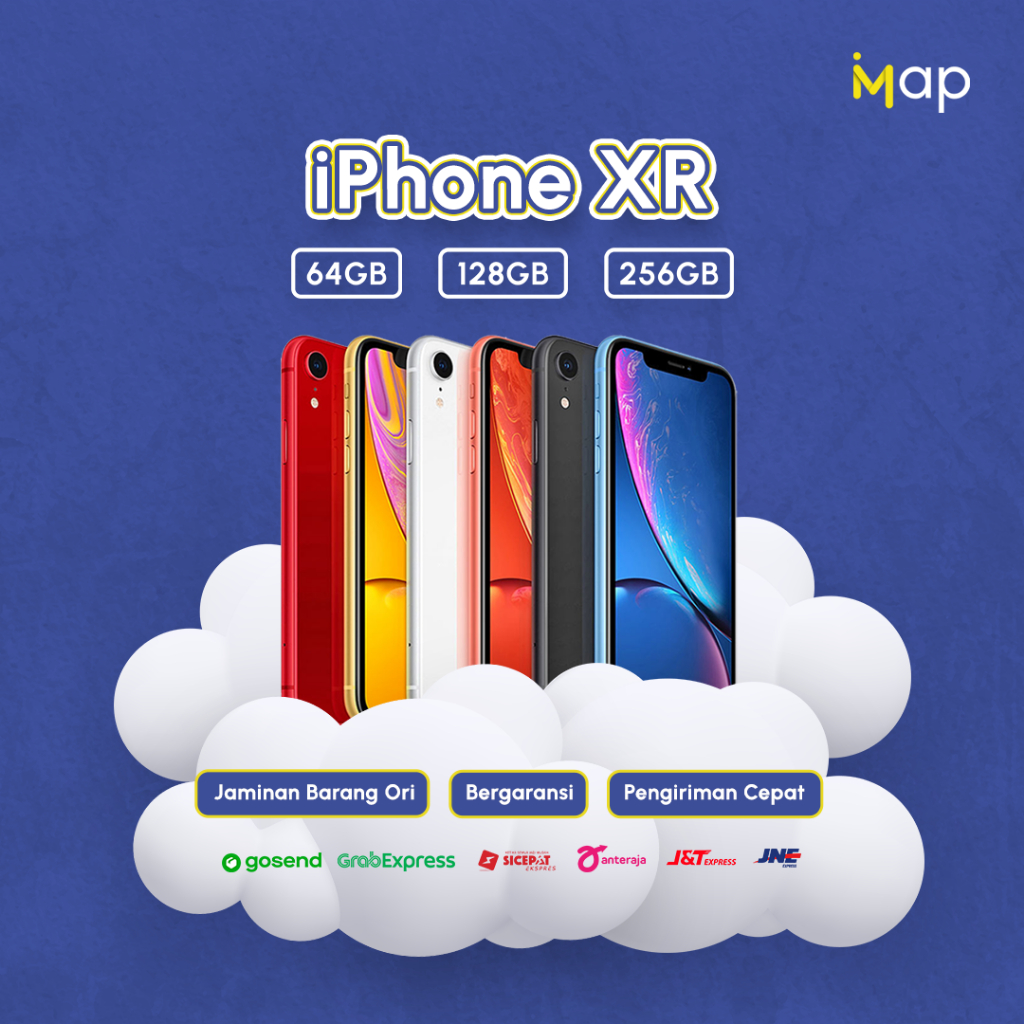 Jual iPhone XR 64GB 128GB 256GB Second | Shopee Indonesia