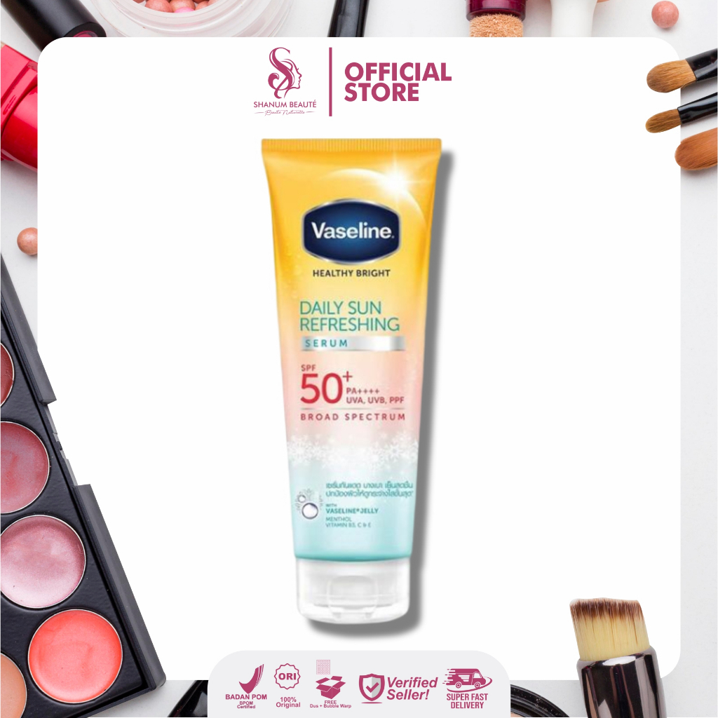 Jual Vaseline Healthy Bright Daily Sun Protection Refreshing Spf 50 ...