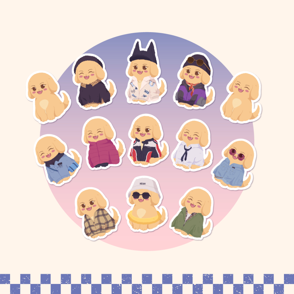 Jual The8 Mingyu DK 97L Sticker Set by sushihoshii | Shopee Indonesia