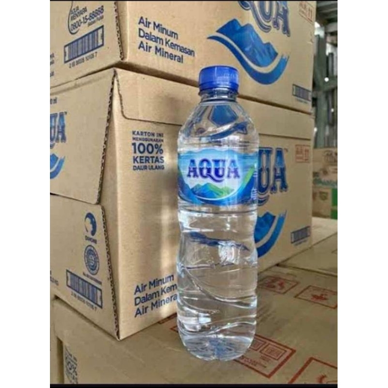 Jual Aqua botol 600mL 1 dus | Shopee Indonesia