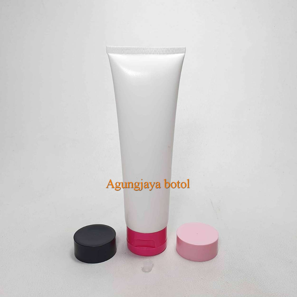 Jual Tube Cream 150 Gr Putih Tutup Fliptop / Tube Plastik / Tube Kosmetik / Tube Cream / Tube ...