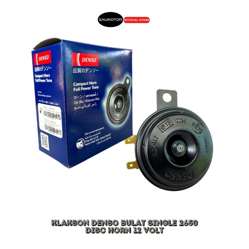 Jual Saumotor Klakson Denso bulat single 12 Volt type 2650 satuan ...