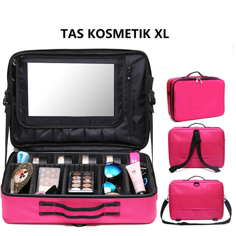 Jual Tas Kosmetik Size XL Tas Make up Beauty Case Box Kosmetik Besar ...