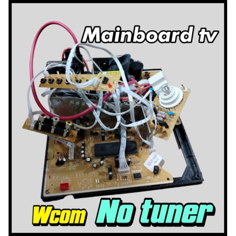 Jual mesin tv wcom tanpa tuner no tuner mainboard tv 14-21 tabung ...