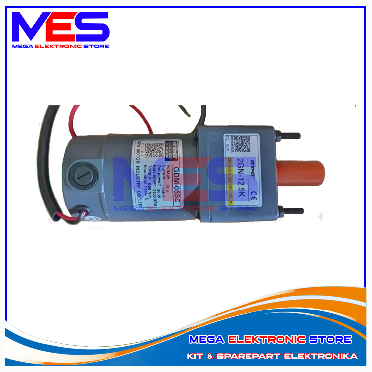 Jual Dinamo 2GN - 12.5K GPG GDM-05SC 12V 30W 3200 rpm DC motor reduce motor gearbox | Shopee ...