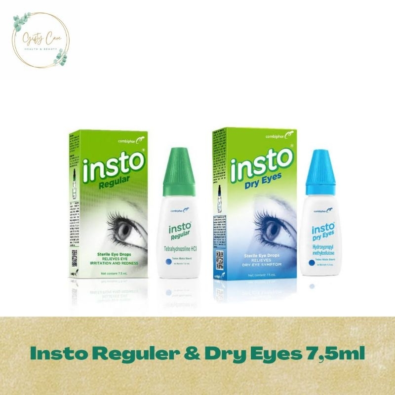 Jual Insto Regular & Insto Dry Eyes 7,5ml/Tetes Mata/Mata Merah/Mata ...