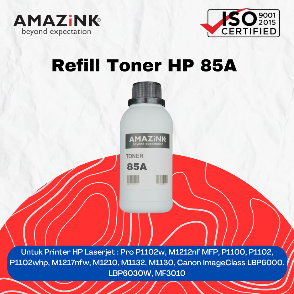 Jual AMAZiNK Refill Toner Hp Mono 85A / Toner 85a | Shopee Indonesia