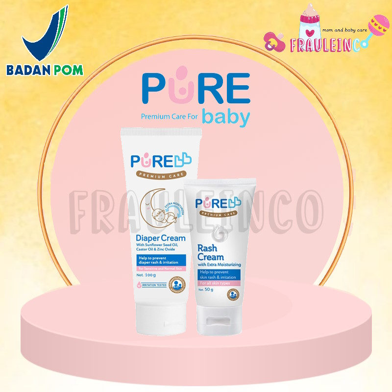 Jual *FRAULEINCO* Pure BB Rash Cream - 50gr / Krim ruam popok / PURE ...