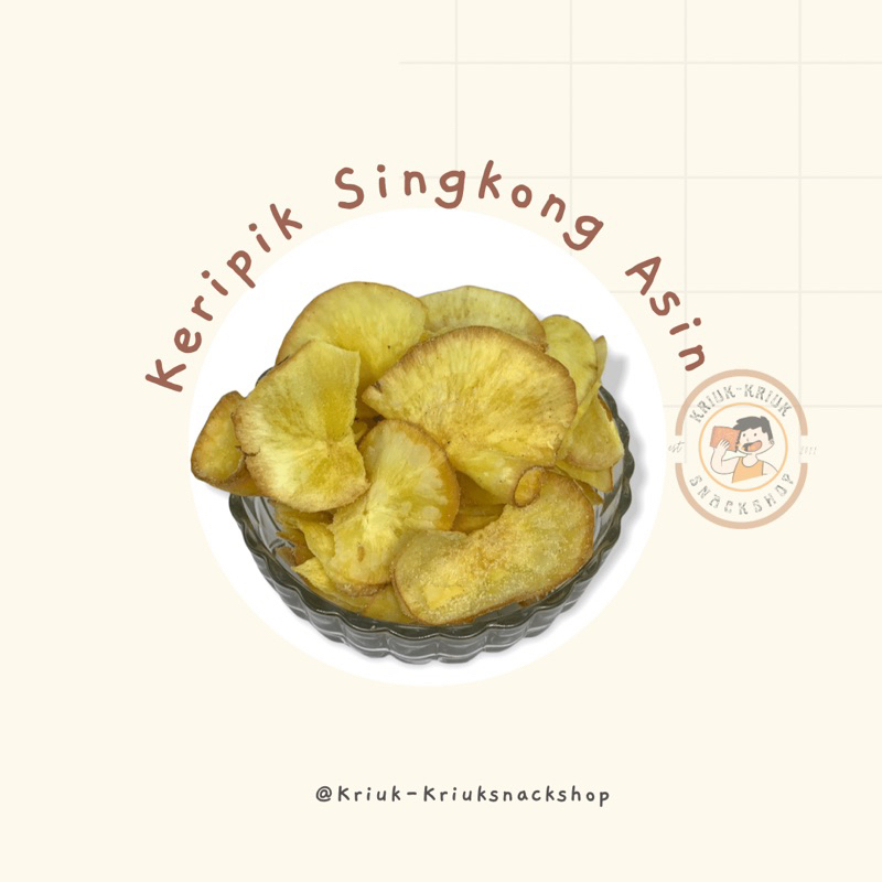 Jual SINGKONG KUNING//KERIPIK SINGKONG GADUNG//KERIPIK SINGKONG ASIN ...