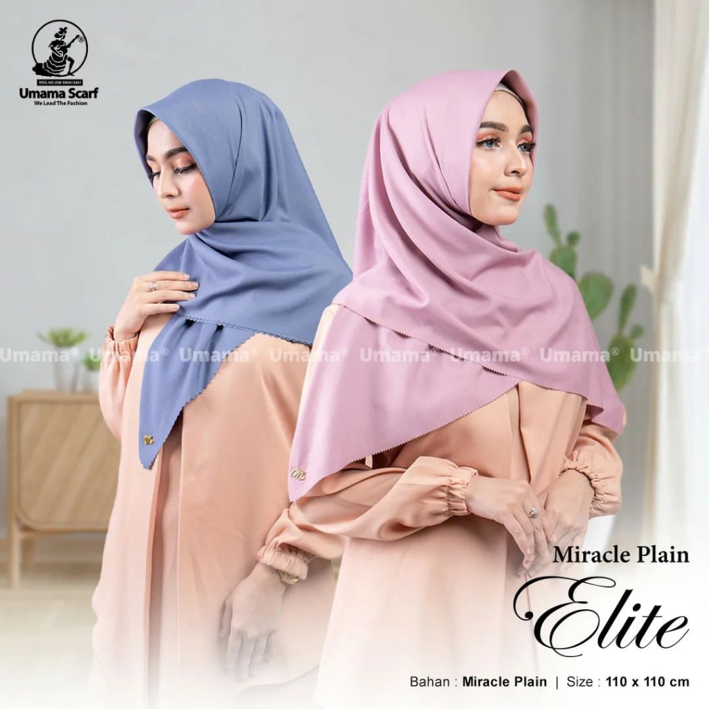Jual Umama Scarf - Kerudung Polos Jilbab Segi Empat Hijab Daily Voal ...