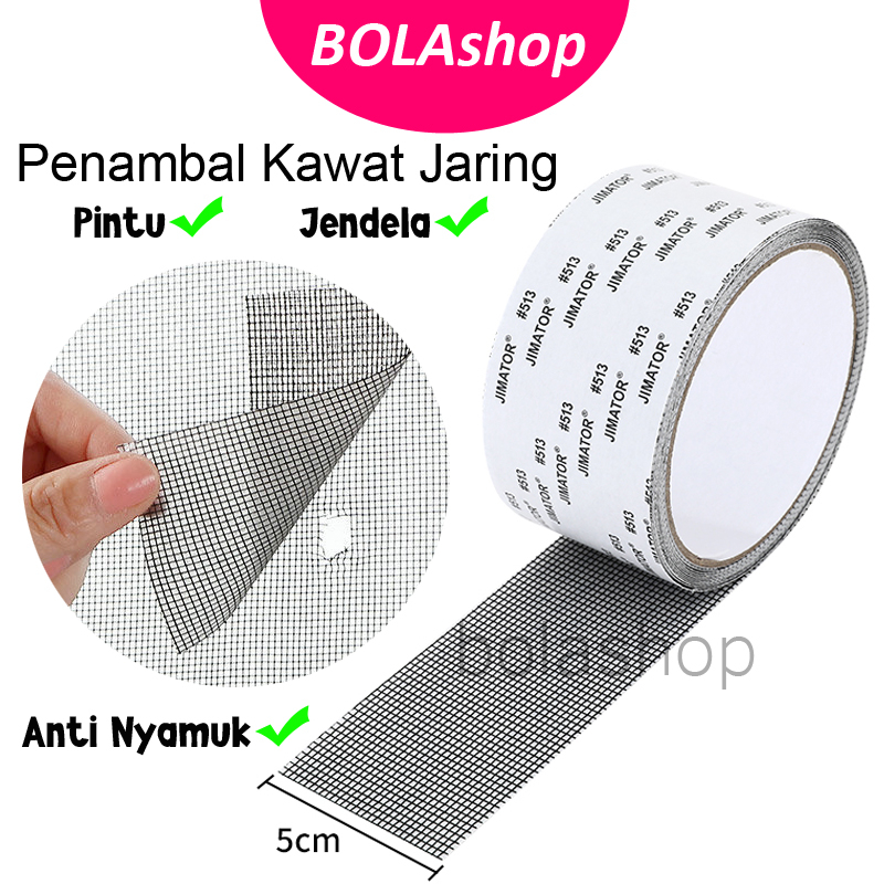 Jual Lakban Kawat Nyamuk Repair Penambal Kawat Jaring Berlubang ...