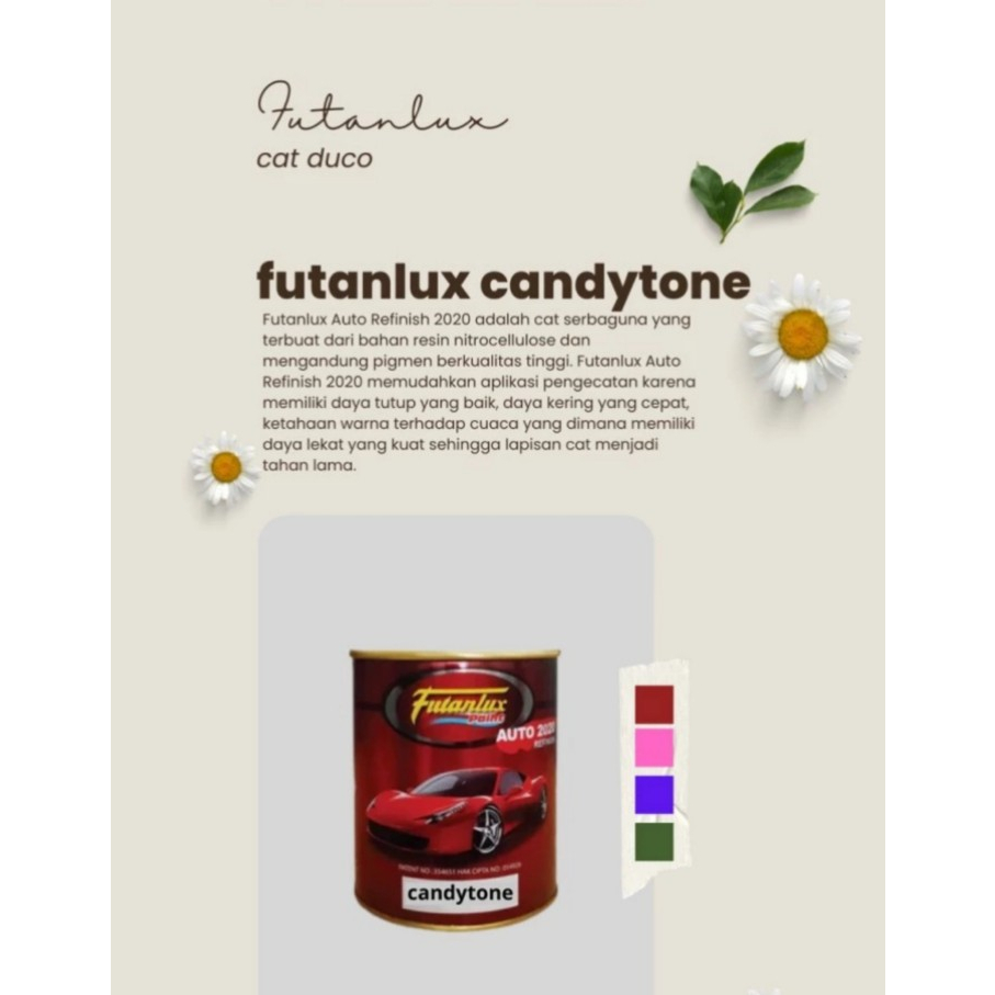 Jual CAT DUCO FUTANLUX 250cc/CAT NC DUCO/CAT MOBIL DUCO KAYU BESI ...