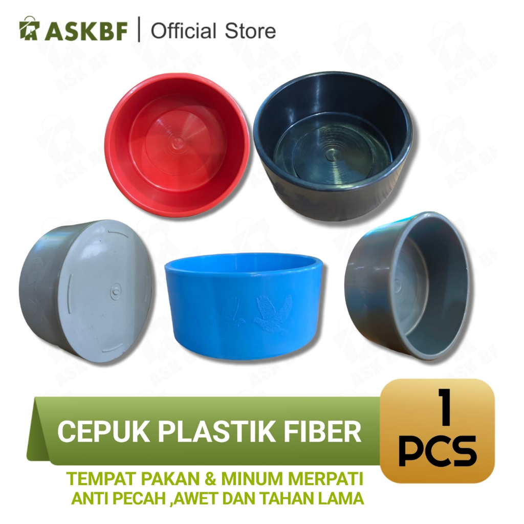 Jual tempat makan merpati cepuk tempat pakan fiber plastik anti pecah ...