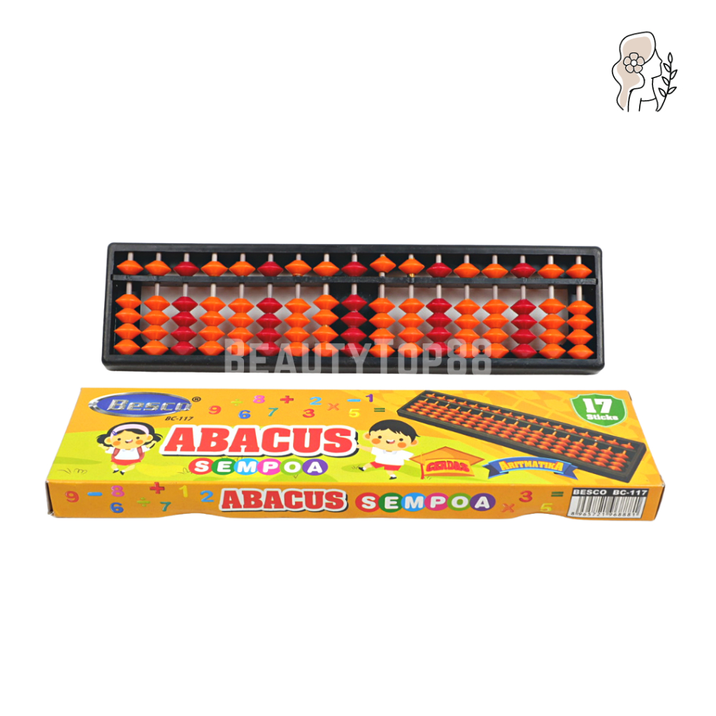 Jual Sempoa Abacus 17 Tiang Besco BC-117 / Alat Hitung Cerdas Aritmatika Matematika Anak ...