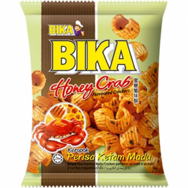 Jual Bika Snack Malaysia Aneka Rasa Cemilan Kerupuk Bika 70gr | Shopee ...