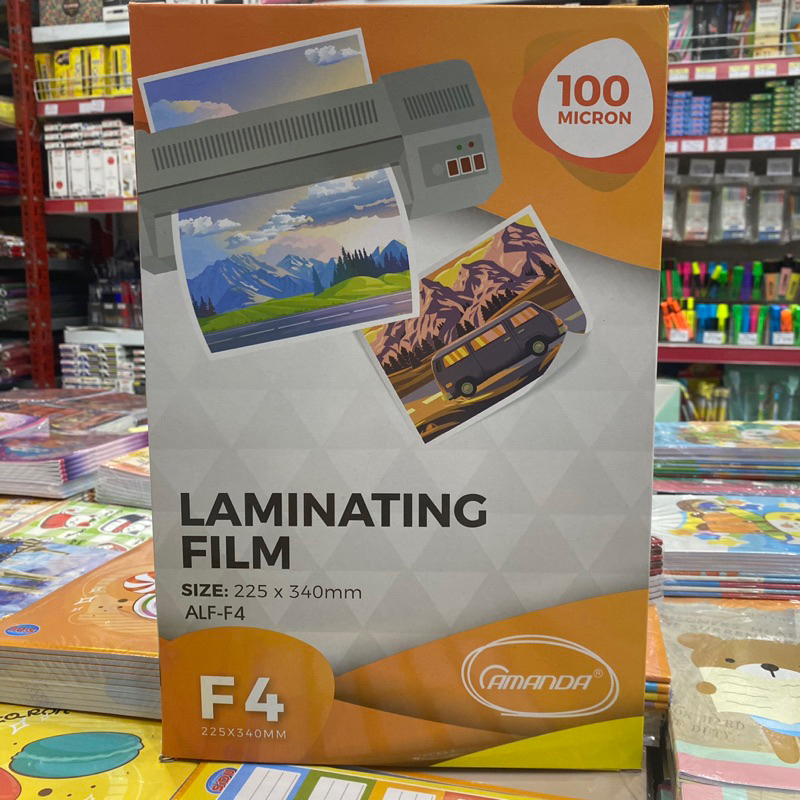 Jual Laminating Amanda A4 / Laminating Amanda F4 // Laminating A4 / Laminating F4 (1pak isi 100 ...