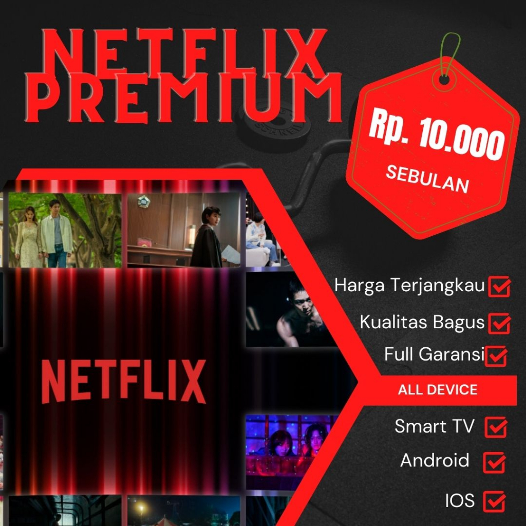 Jual NETFLIX PREMIUM FULL GARANSI | Shopee Indonesia