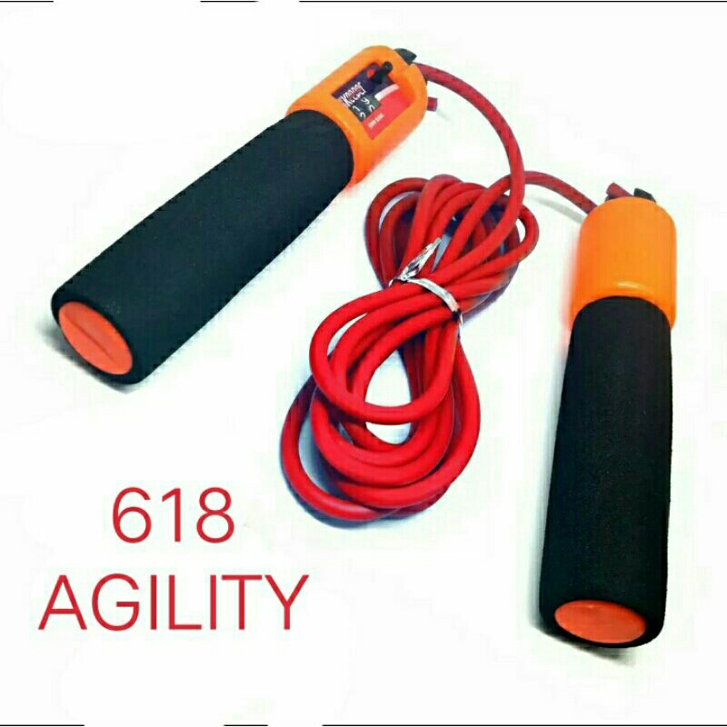 Jual SKIPING / JUMP ROPE AGILITY DIGITAL 618 (TERMURAH) | Shopee Indonesia