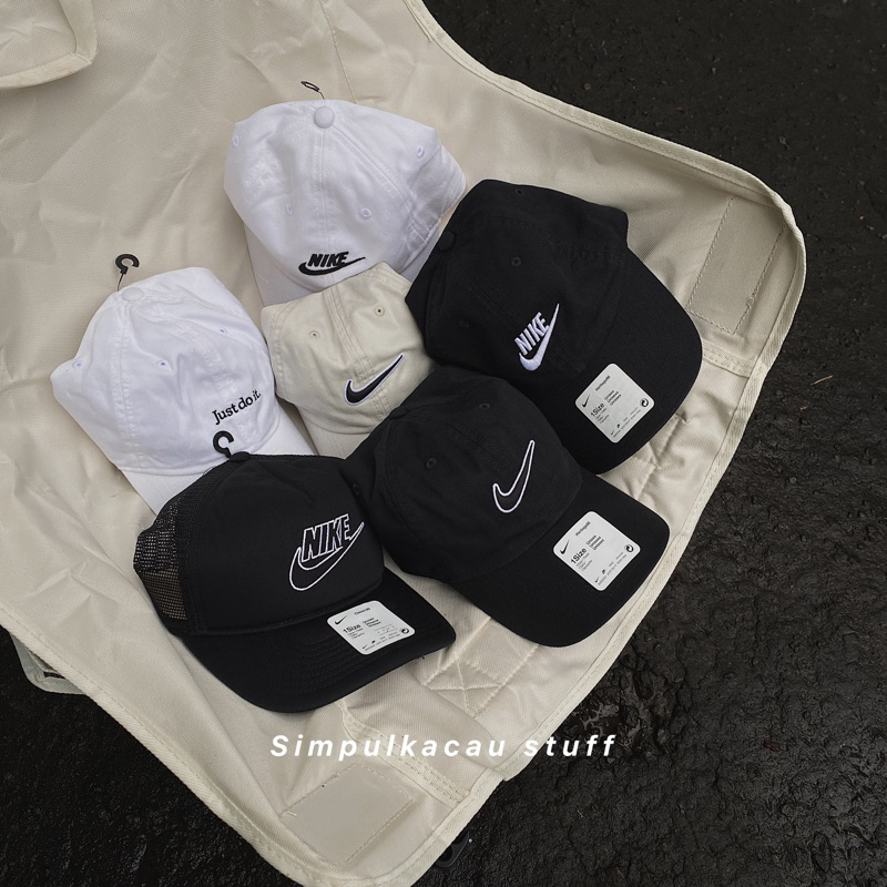 Jual topi cap nike caps futura logo black original | Shopee Indonesia