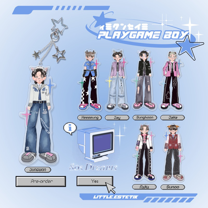 Jual [PRE ORDER] Fanmerch Kpop Playgame Boy ENHYPEN by little.estetik ...