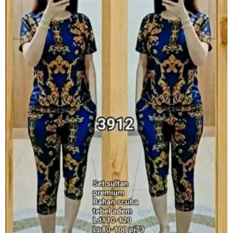 Jual SETELAN SULTAN PREMIUM BISA COD //Setelan Motif Sultan / Setcel ...