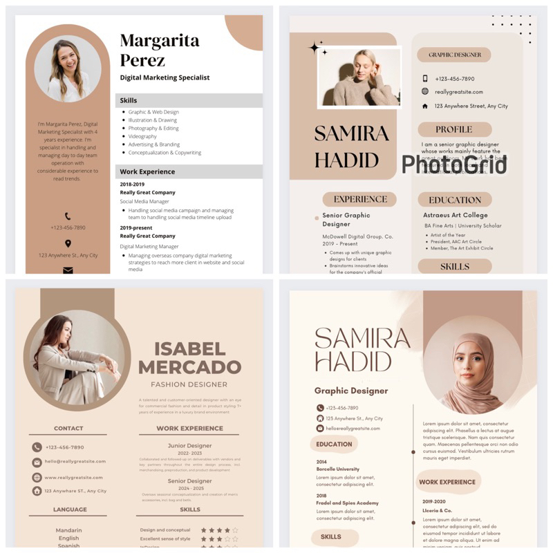 Jual Jasa pembuatan design CV (curriculm vitae) Pembuatan CV aesthetic ...