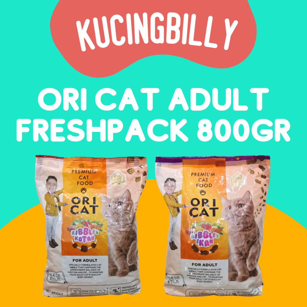 Jual Ori cat adult 800gr oricat makanan kering kucing | Shopee Indonesia