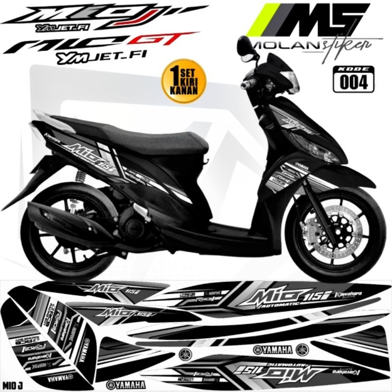 Jual Decal Sticker Striping Variasi Mio J 115 & Mio GT 115 /Mio 115 i ...