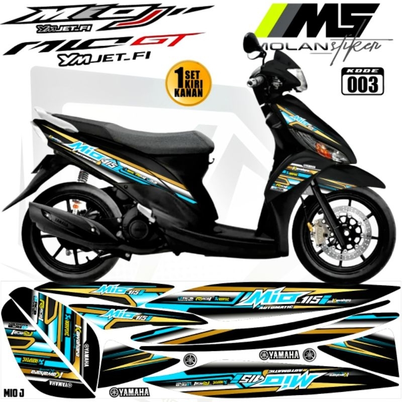 Jual Decal Sticker Striping Variasi Mio J 115 & Mio GT 115 /Mio 115 i ...