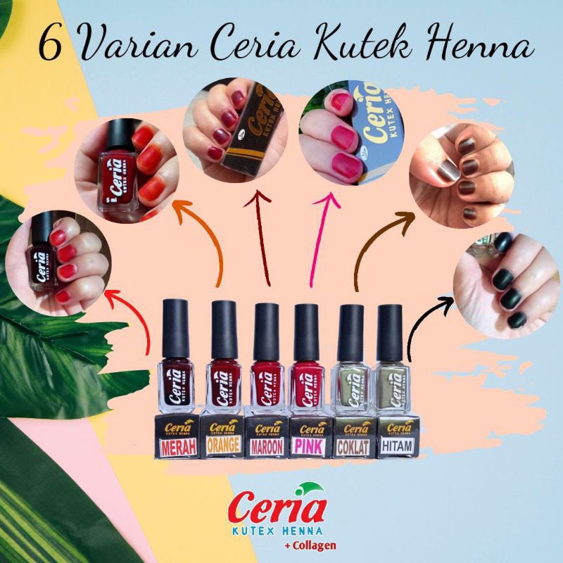 Jual Ceria dan Razeta kutex Henna halal | Shopee Indonesia