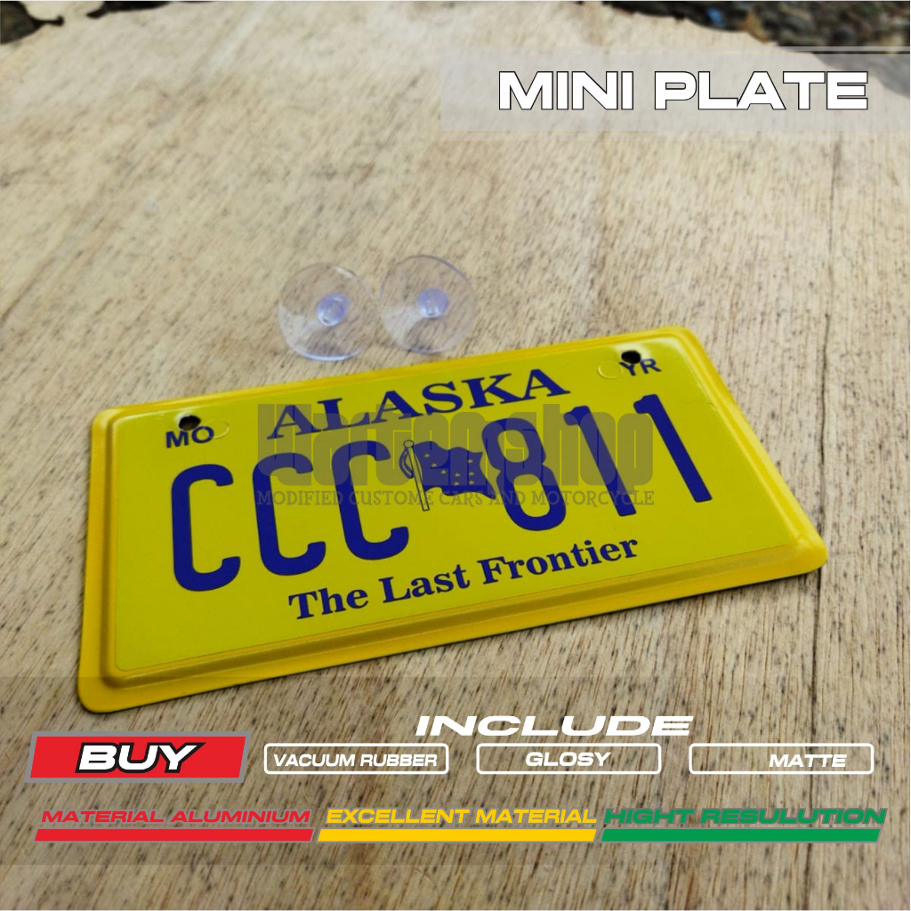 Jual MINI PLAT TEMPELAN KACA ALASKA | Shopee Indonesia