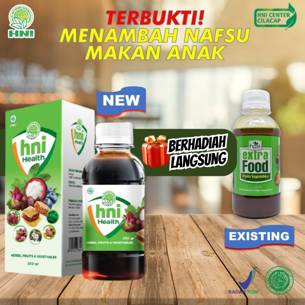 Jual HNI HEALTH EXTRA FOOD HNI HPAI Madu Vitamin Penambah Nafsu Makan ...