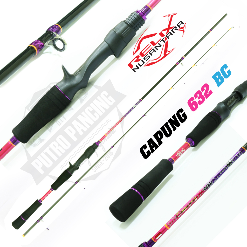 Jual Rod Joran Capung 632 Baitcasting 8-17lb Relix Nusantara | Shopee ...