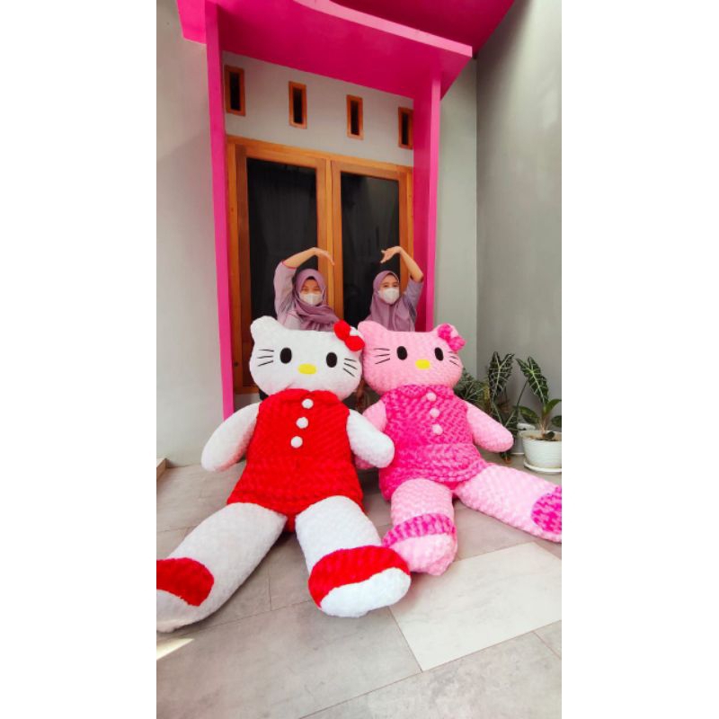 Jual Hello kitty Super jumbo, dan jumbo, boneka Hello Kitty super setinggi orang dewasa, boneka ...