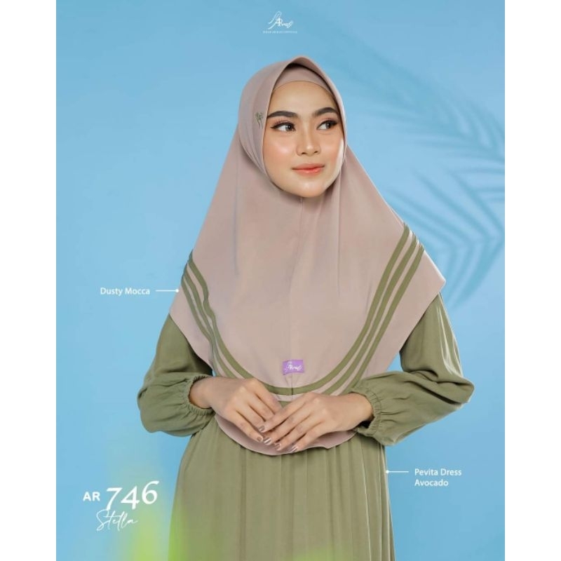 Jual hijab jilbab krudung bergo instan terbaru arrafi ar 746 simple ...