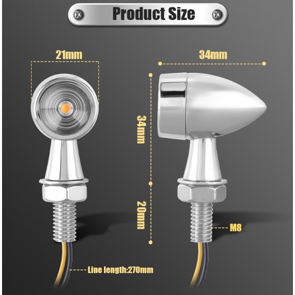Jual Lampu Sen Mini LED Universal Semua Motor Riting Sein Reteng Turn ...