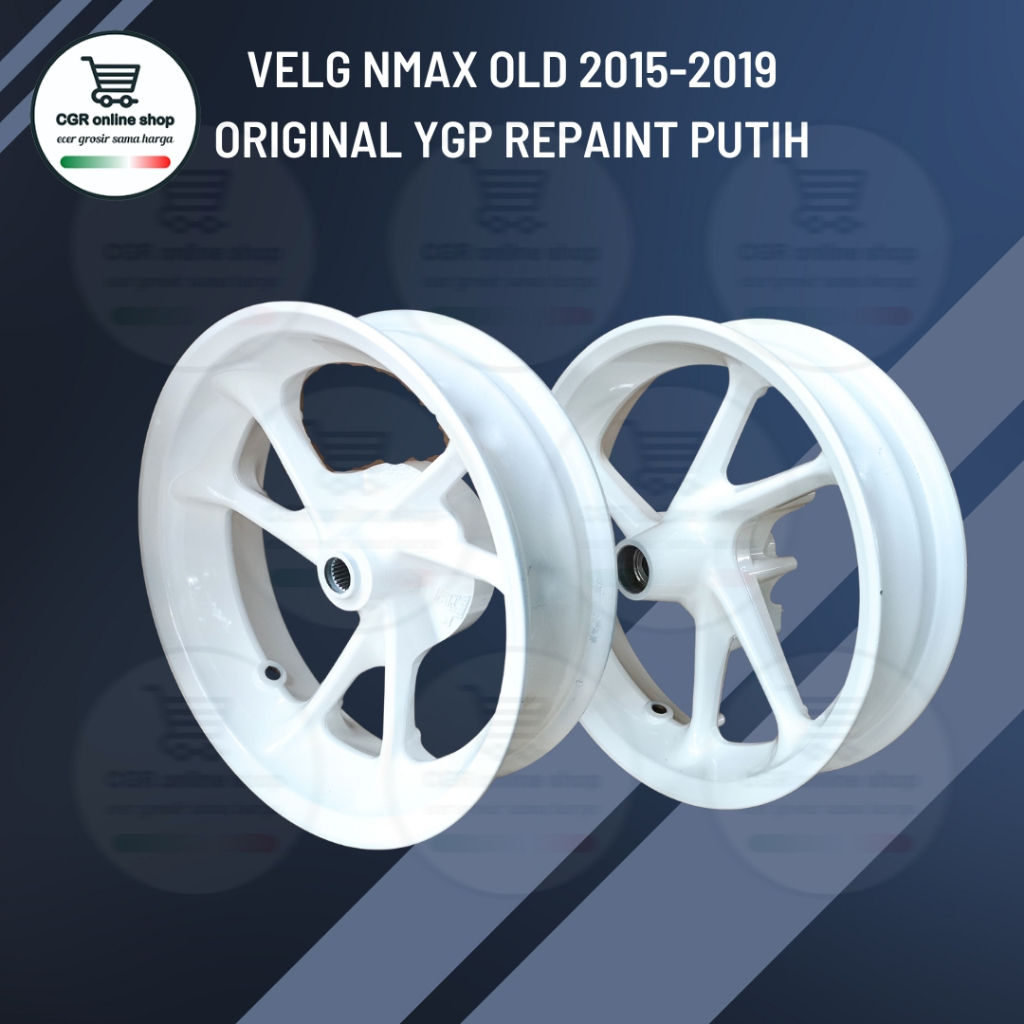 Jual Velg Yamaha NMAX Old 2015-2019 Original YGP 2DP Repaint Putih ...