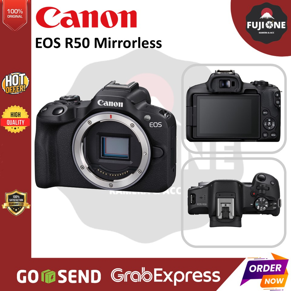 Jual Canon EOS R50 Body Only Mirrorless Camera Canon EOS R 50 | Shopee Indonesia