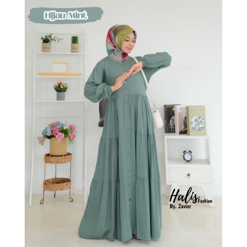 Jual GAMIS TWILL SUSUN FK BY.HALIS // GAMIS KATUN TWILL // GAMIS ...