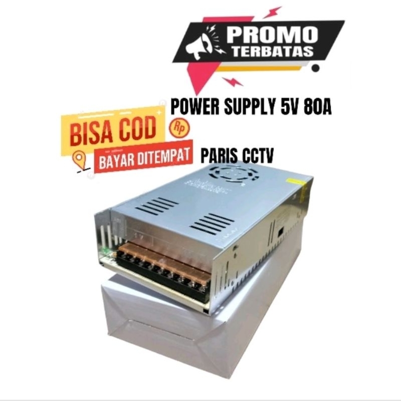 Jual Switching Power Supply PSU 5V 80A High Quality, 5 Volt 80 Ampere Cooling Fan | Shopee Indonesia