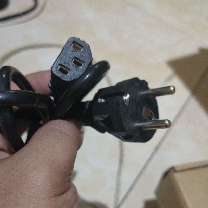 Jual kabel power untuk charger monitor, PC, dll | Shopee Indonesia