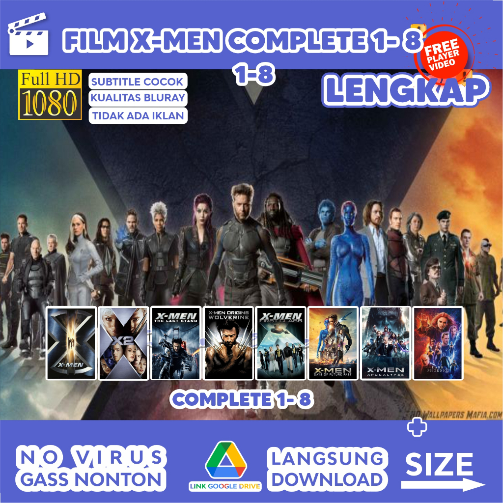 Jual X MEN COMPLETE film marvel | Shopee Indonesia