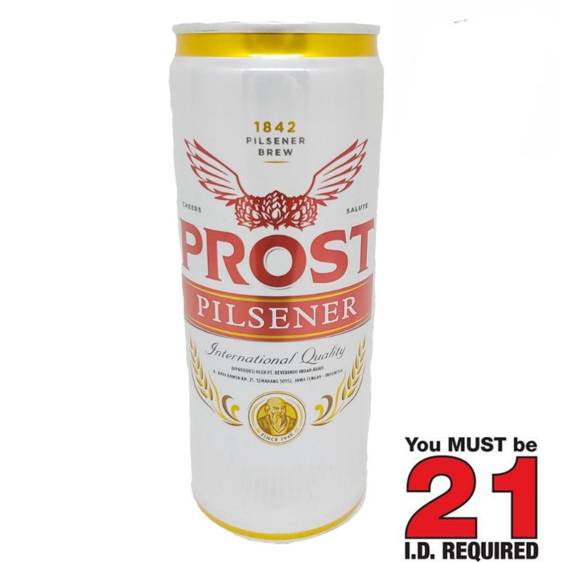Jual Bir Prost Pilsener Kaleng 320ml | Shopee Indonesia