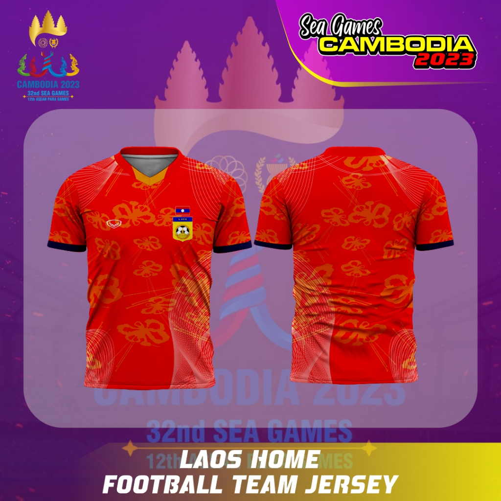 Jual JERSEY TIMNAS LAOS SPECIAL SEA GAMES 2023 FREE NAMASET | Shopee ...